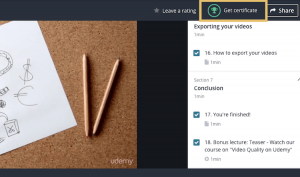 How Do You Get Udemy Certificate Of Completion?