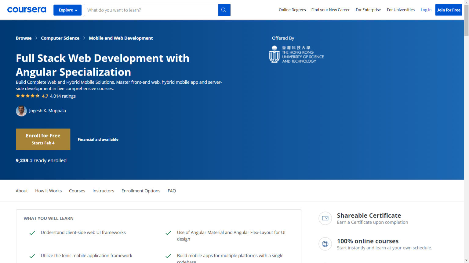 Best Full Stack Developer Course with Certification In 2023