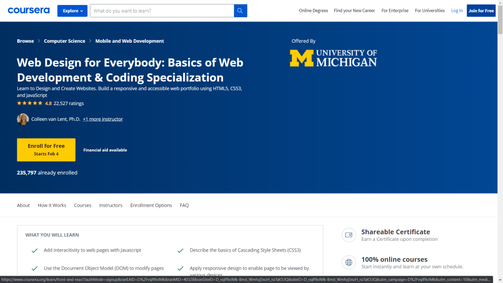 Best Front End Developer Courses: Carrier Oriented Online Certificate ...