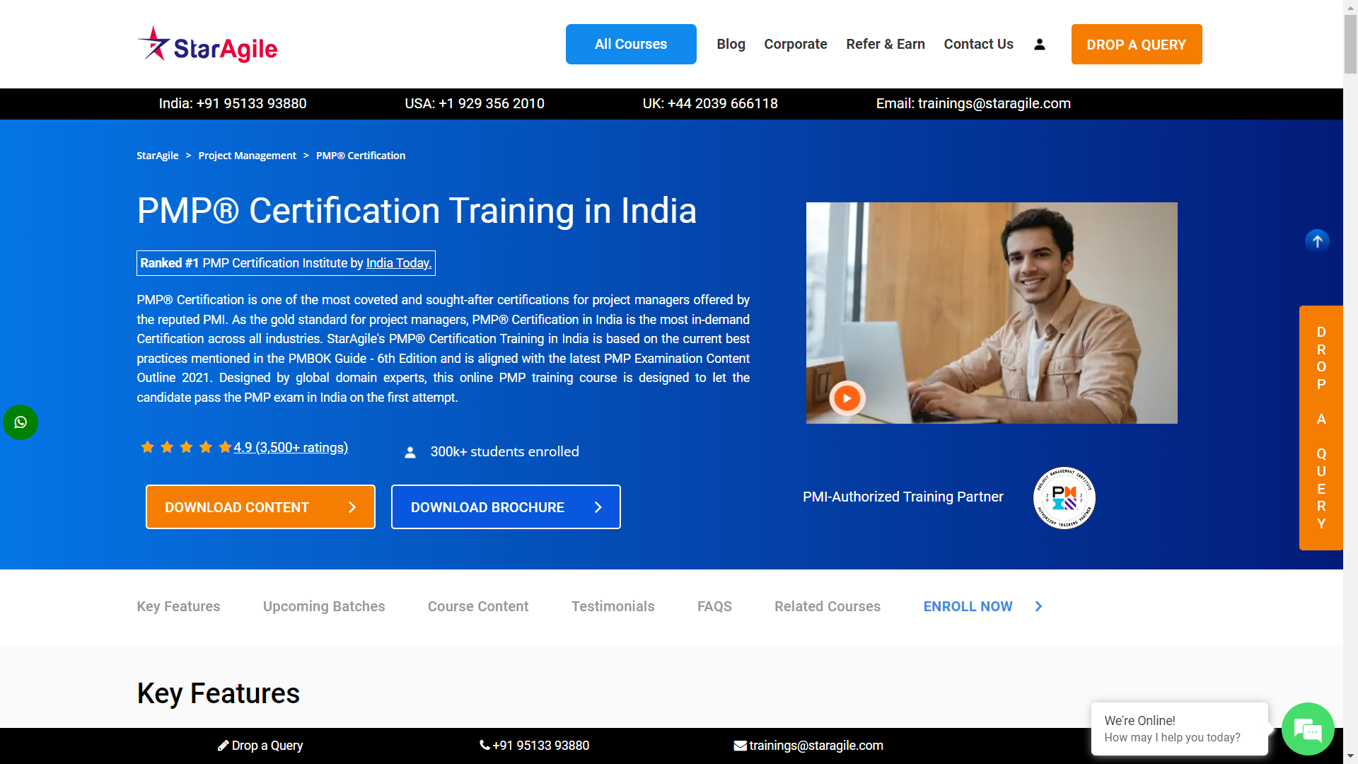 The Best Institutes For PMP Live Training In India [2023]